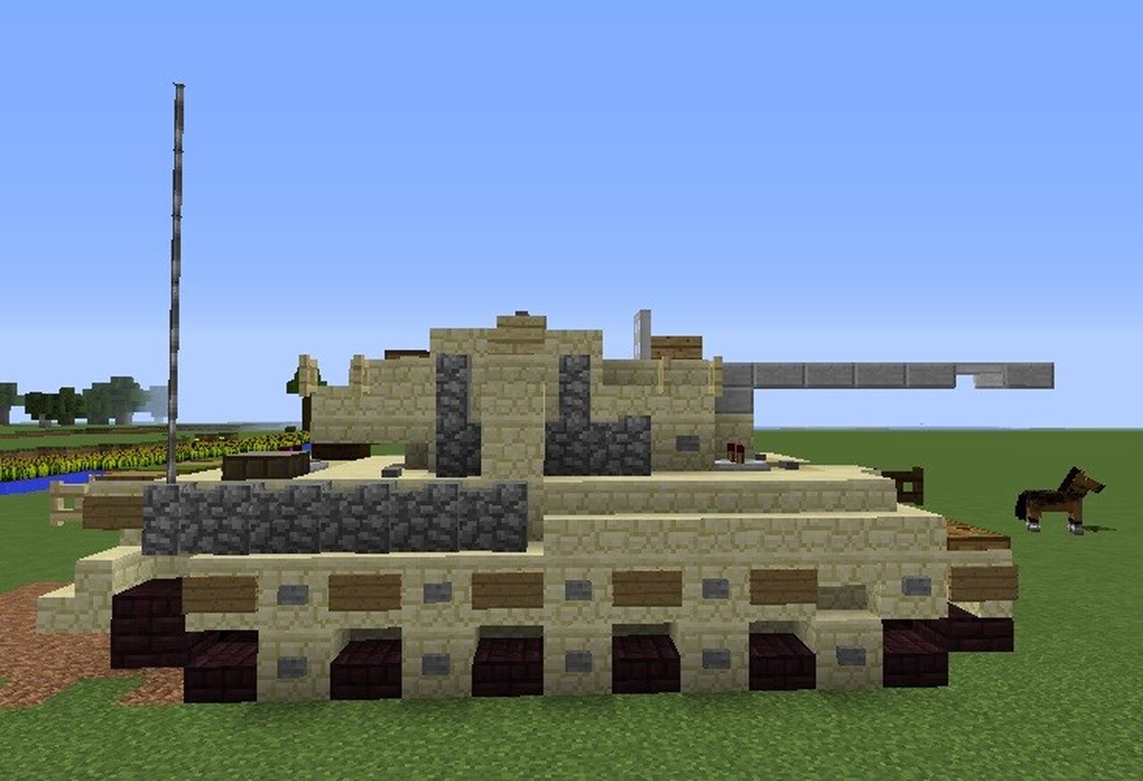 Tiger 2 Heavy Tank Minecraft Map