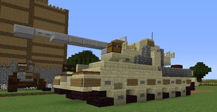 Tiger 2 Heavy Tank Minecraft Map