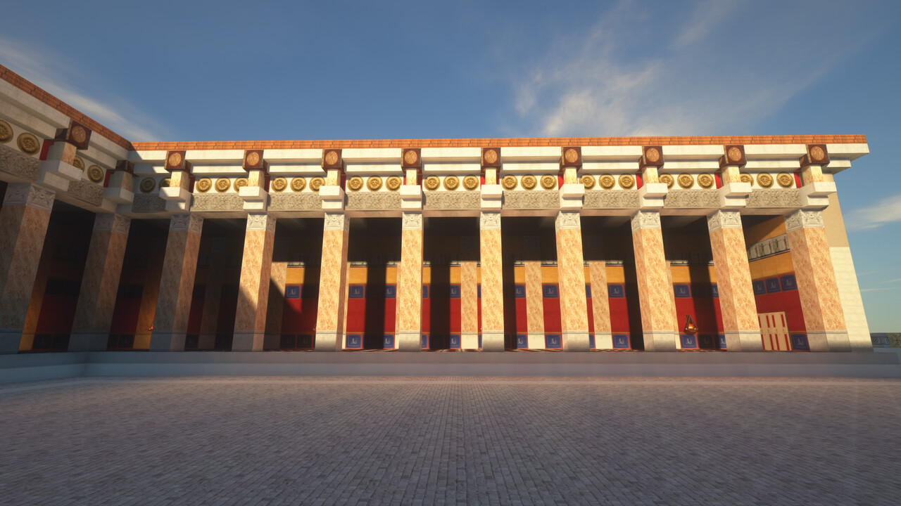 ROMAN TEMPLE WITH INNER FORUM Minecraft Map