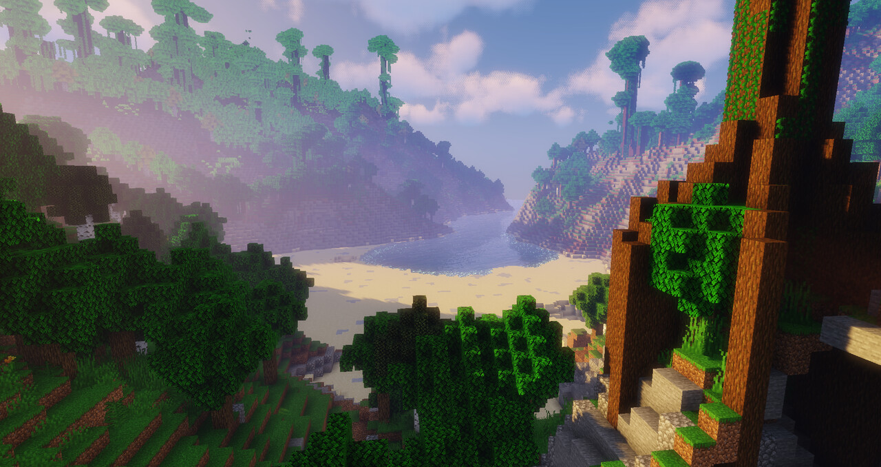 Tropical Volcano Island Minecraft Map