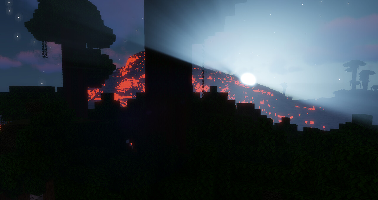 Tropical Volcano Island Minecraft Map