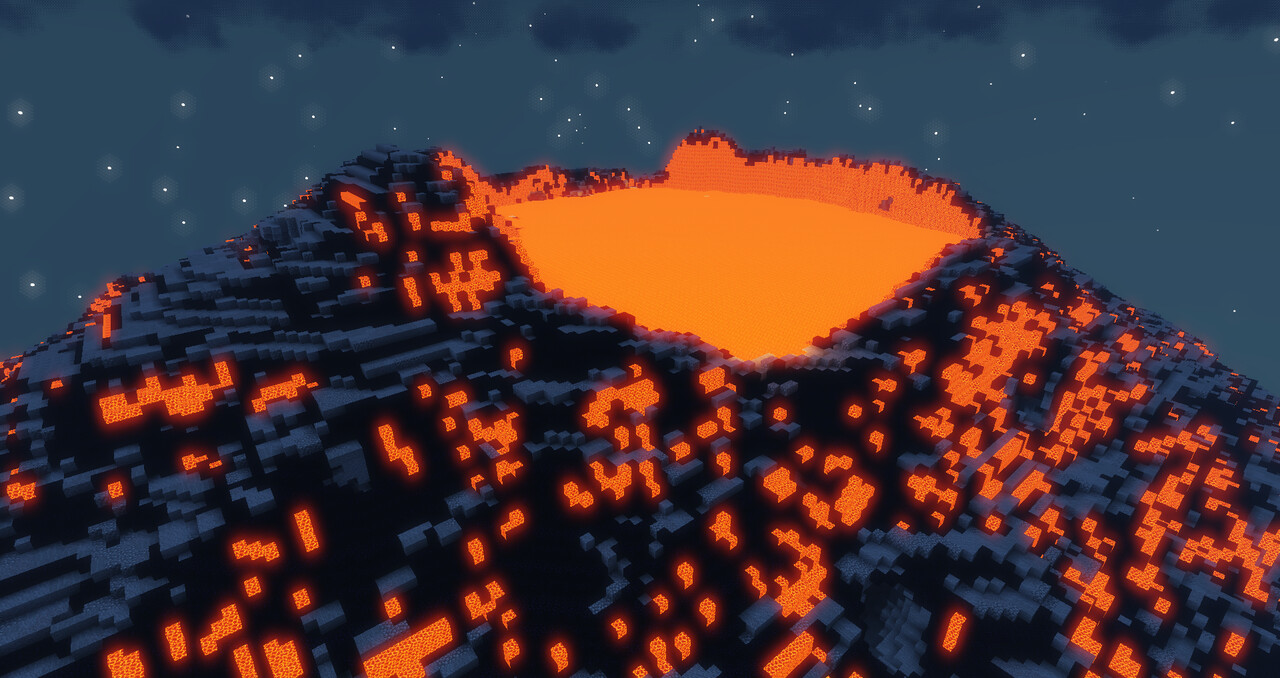 Tropical Volcano Island Minecraft Map