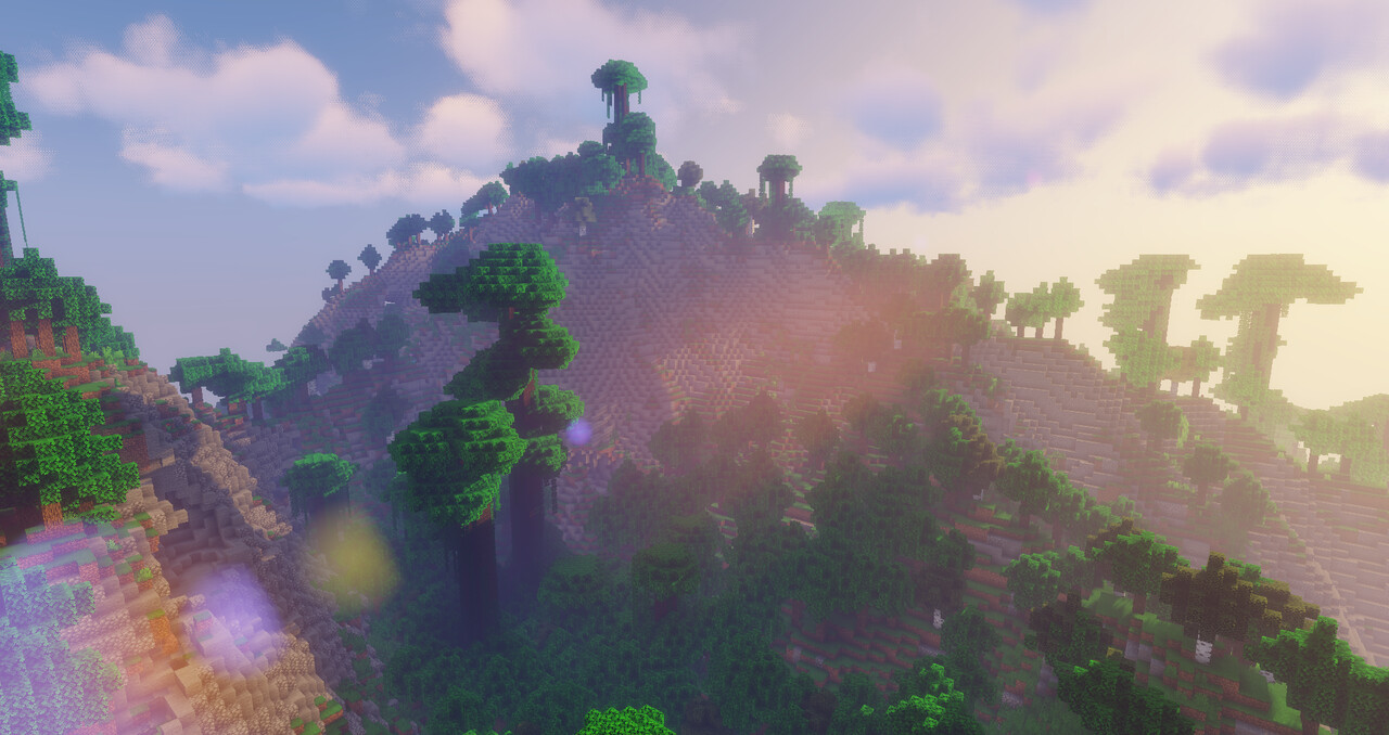 Tropical Volcano Island Minecraft Map