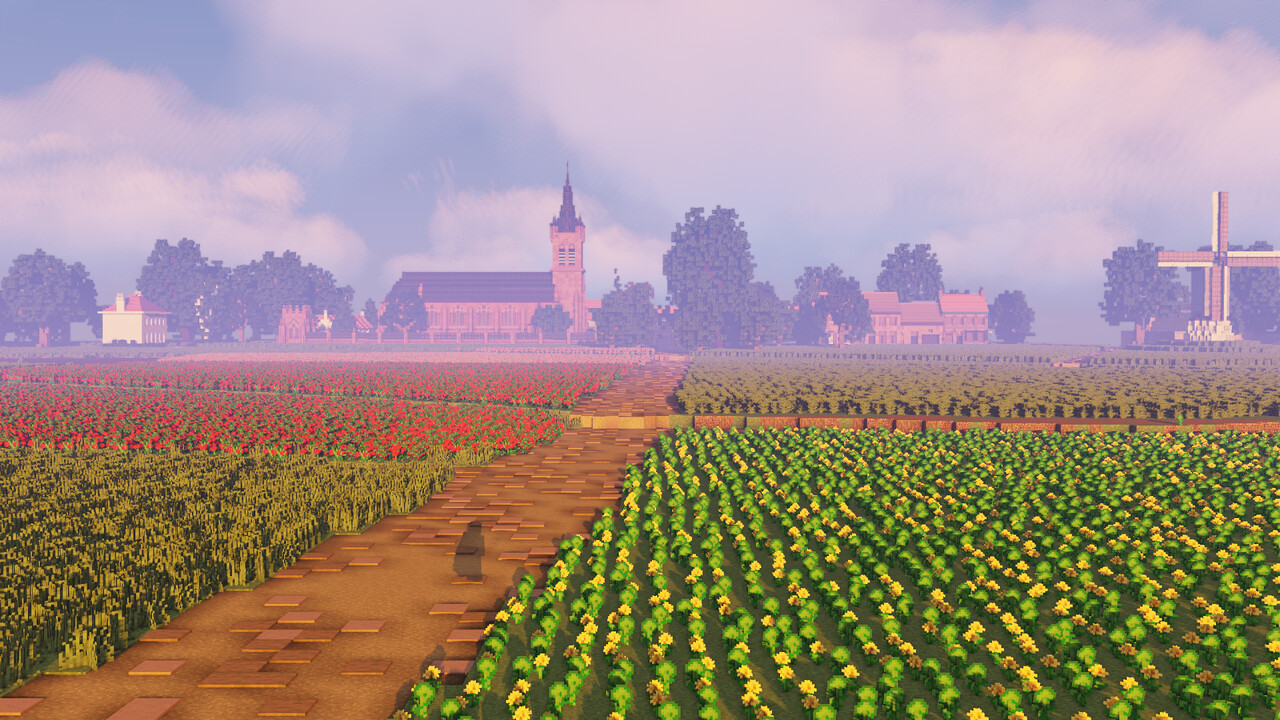 Flemish countryside village Minecraft Map