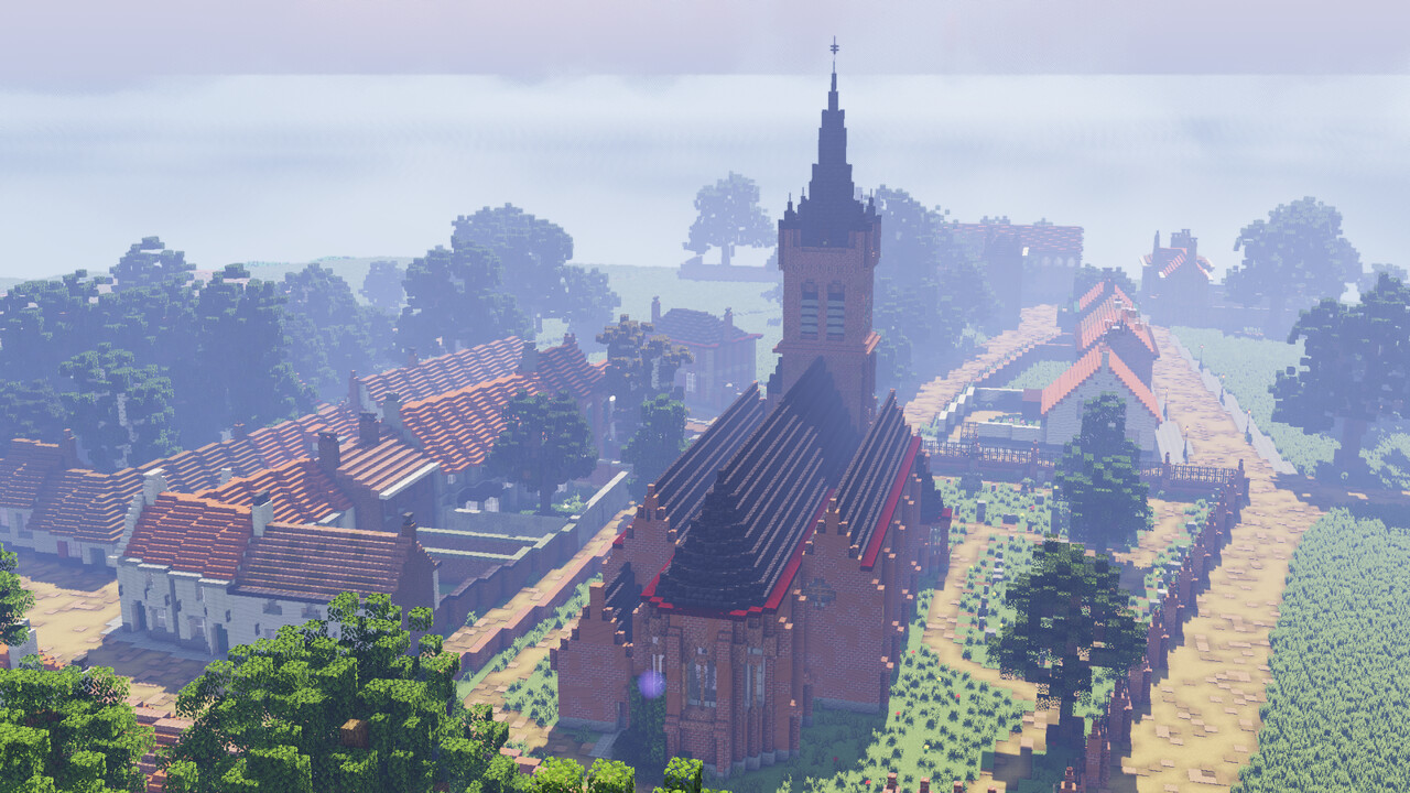 Flemish countryside village Minecraft Map