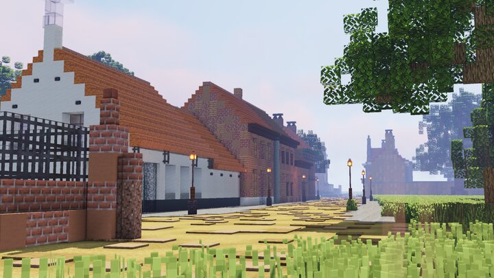 Flemish countryside village Minecraft Map