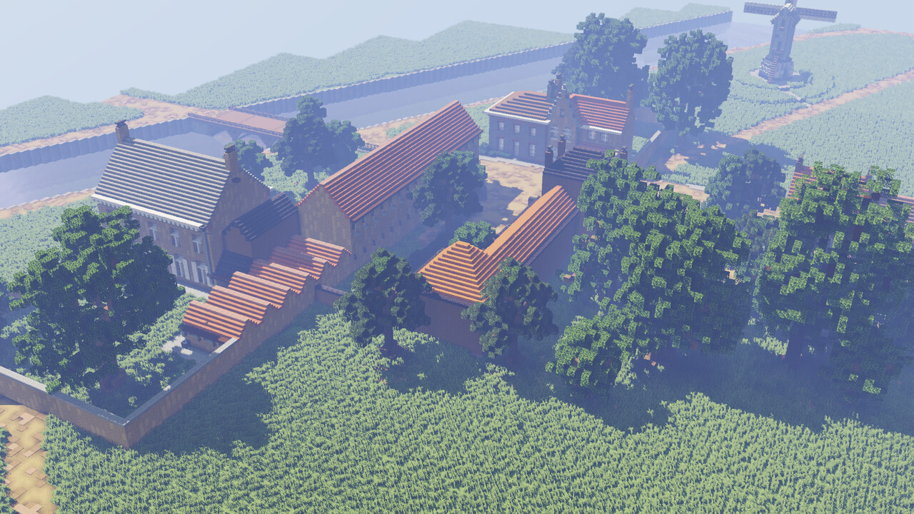 Flemish countryside village Minecraft Map