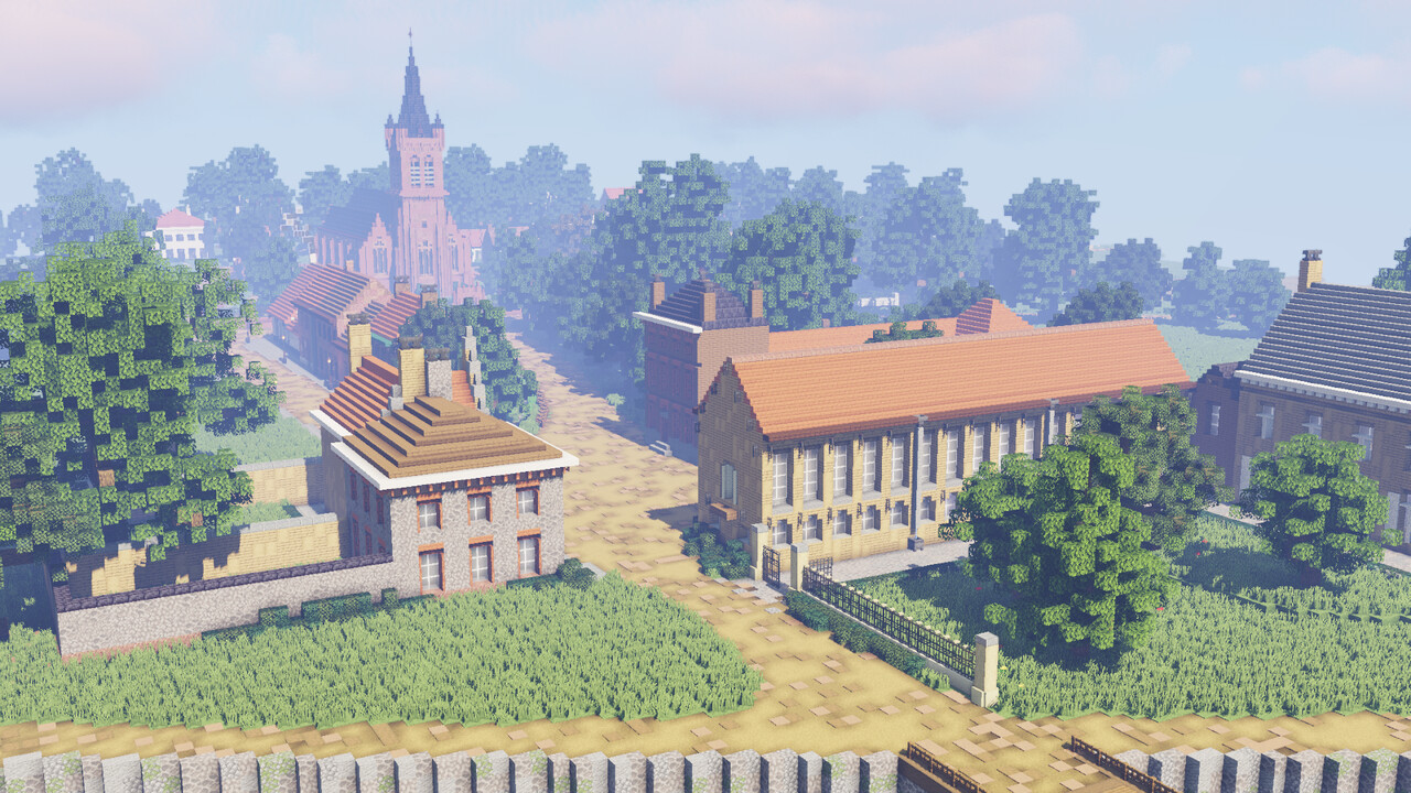 Flemish countryside village Minecraft Map