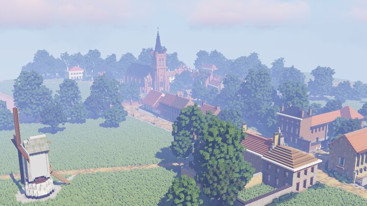 Flemish countryside village Minecraft Map