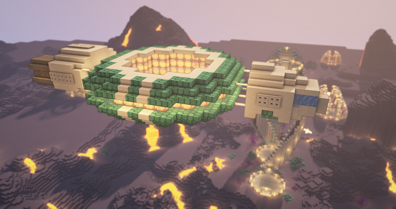 Minecraft Futuristic Shuttle - Minecraft Spaceship - Minecraft ...