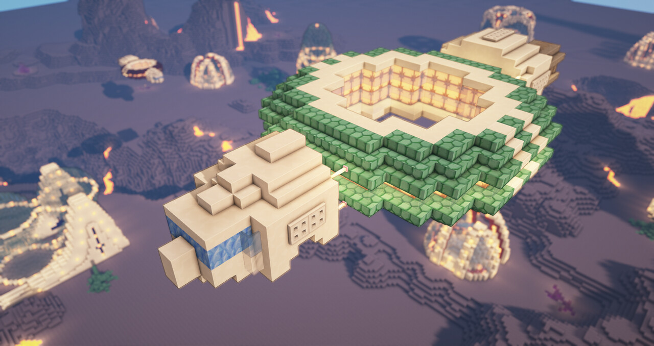 Minecraft Futuristic Shuttle - Minecraft Spaceship - Minecraft ...