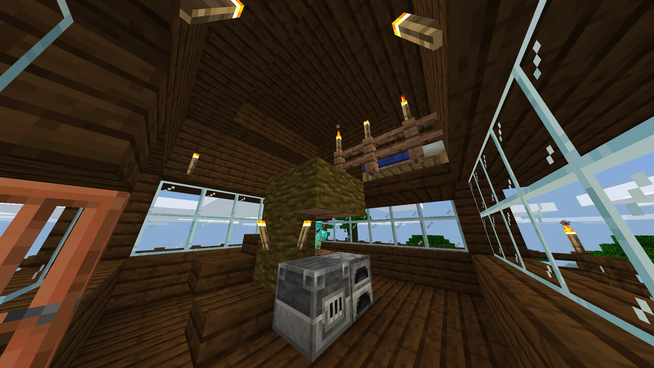 Tree house! *BEDROCK VERSION* Minecraft Map
