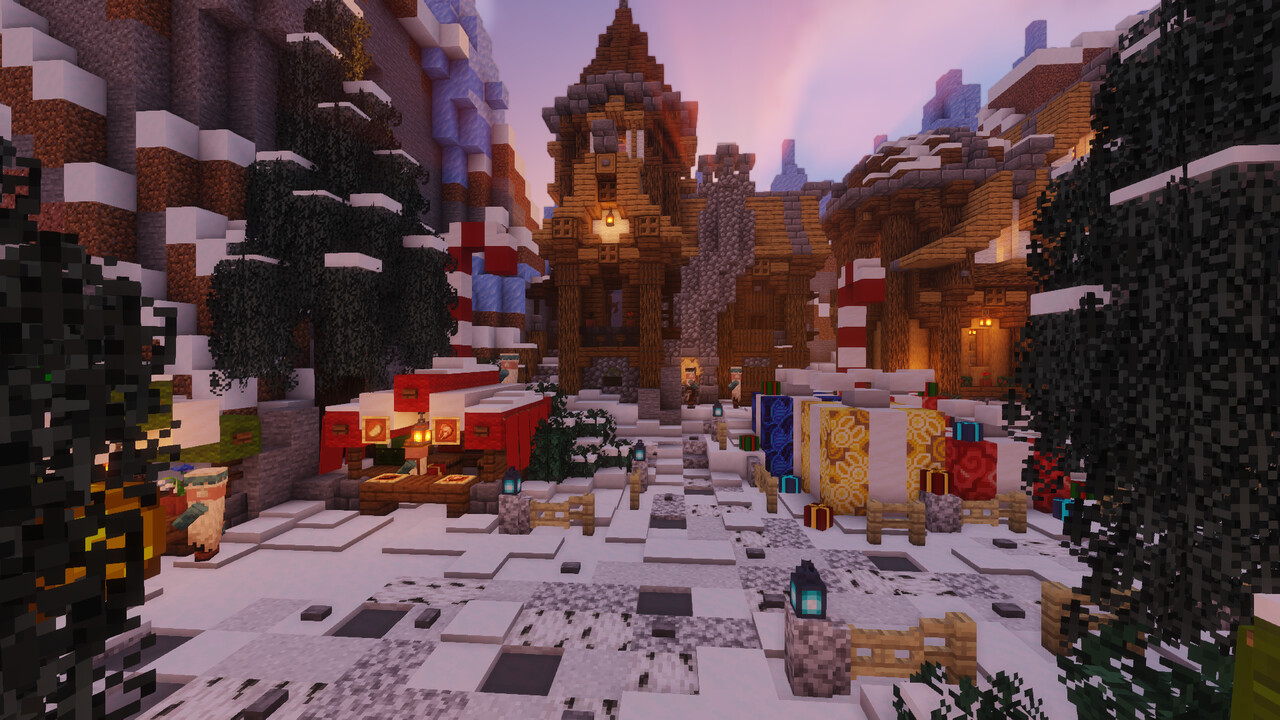 Christmas Winter Wonder Land | Minecraft Winter Special Minecraft Map