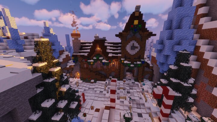 Christmas Winter Wonder Land | Minecraft Winter Special Minecraft Map