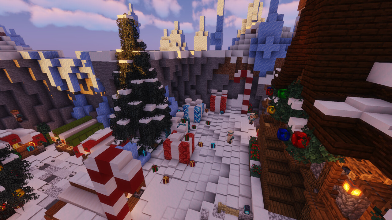 Christmas Winter Wonder Land | Minecraft Winter Special Minecraft Map