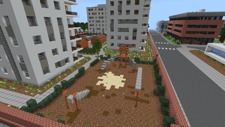 Modern Apartment Complex Minecraft Map