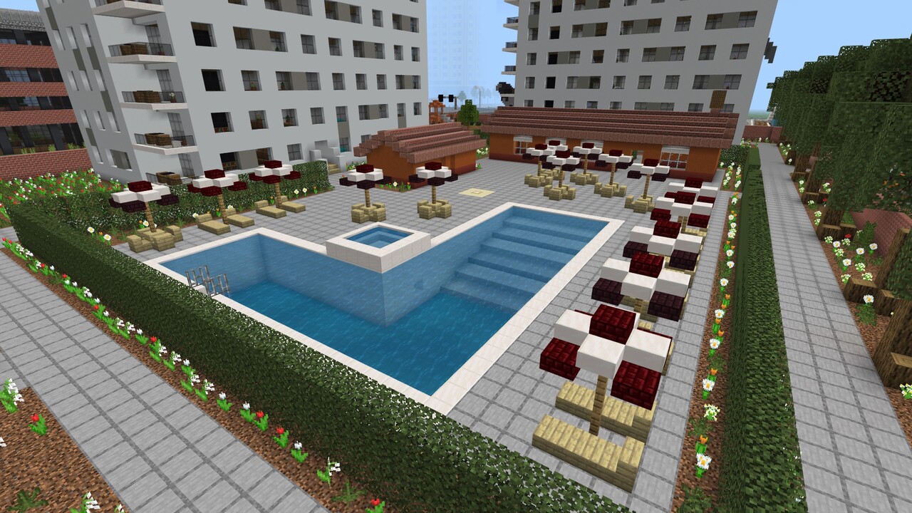 Modern Apartment Complex Minecraft Map
