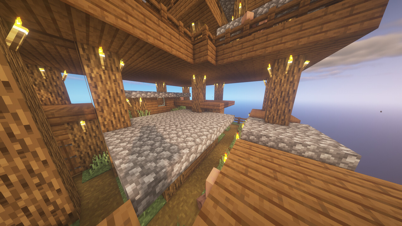 One Chunk Village Challenge Minecraft Map