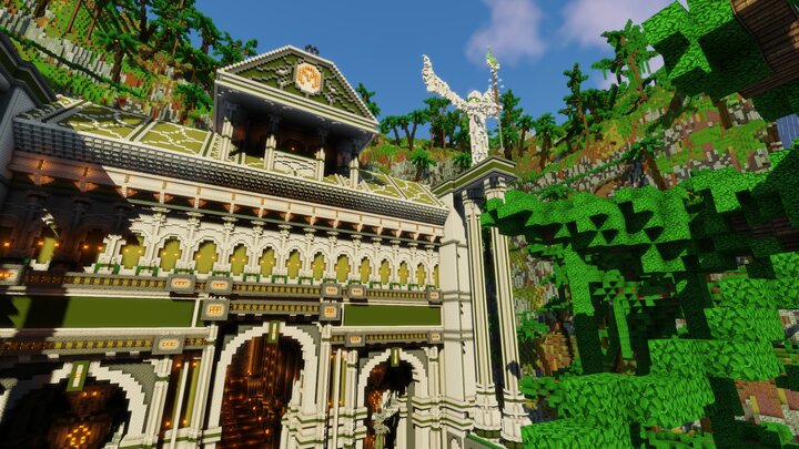 TheReawakens - Angels Temple ~ A Jungle Palace ~ Timelapse Minecraft Map