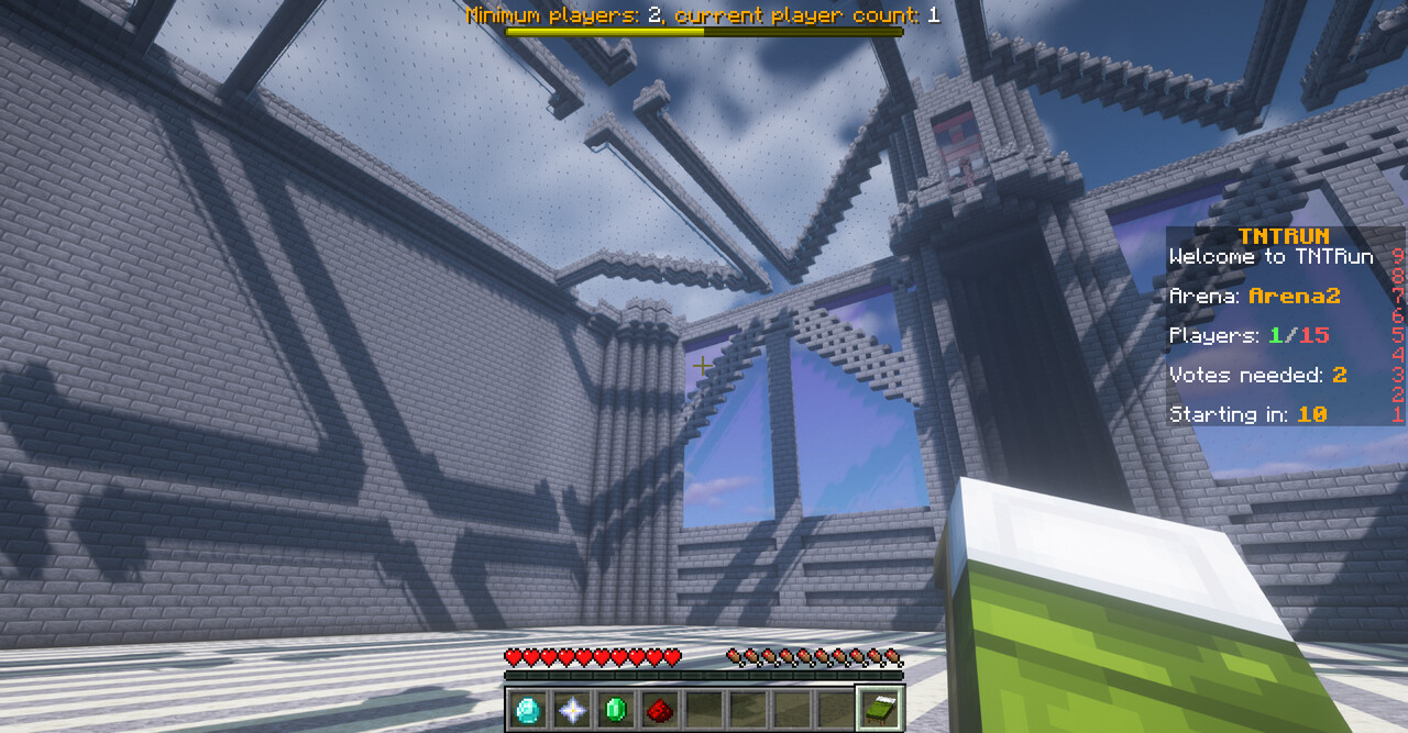 [ TNTRun Arena ] Castle Minecraft Map