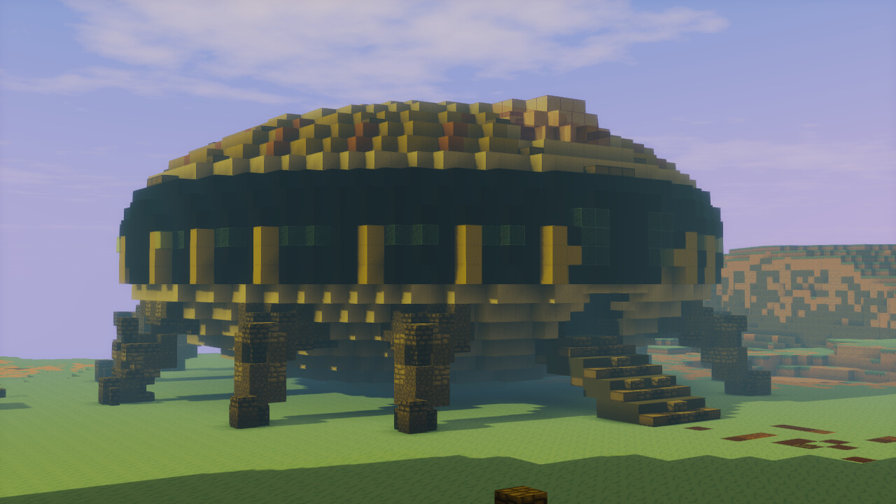 Frieza's Ship (dbz variant) Minecraft Map