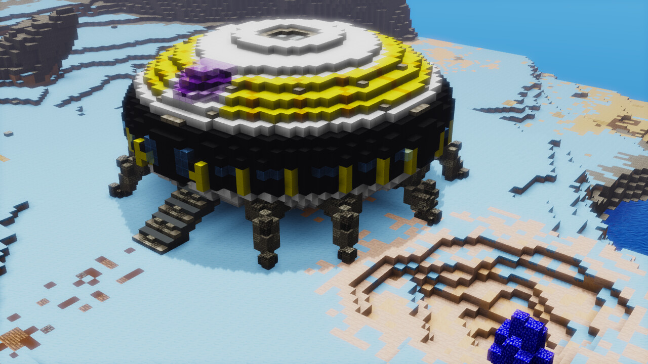 Frieza's Ship (dbz variant) Minecraft Map