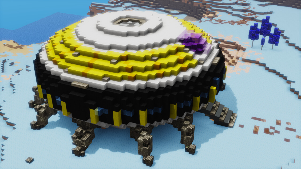 Frieza's Ship (dbz variant) Minecraft Map