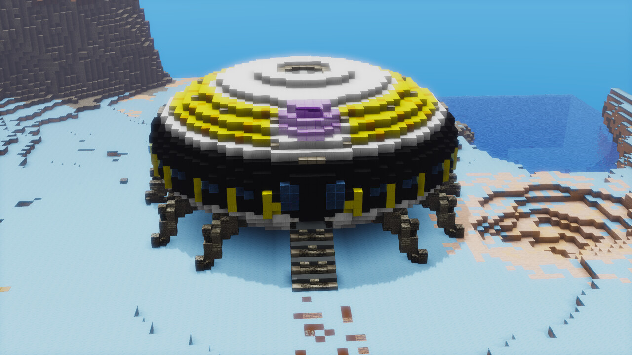 Frieza's Ship (dbz variant) Minecraft Map