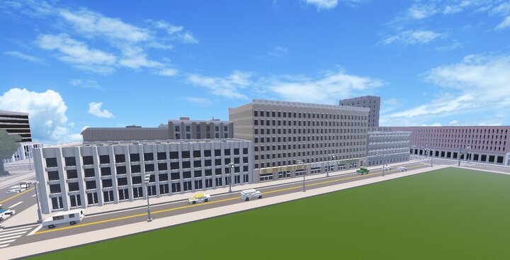 City streets Minecraft Map