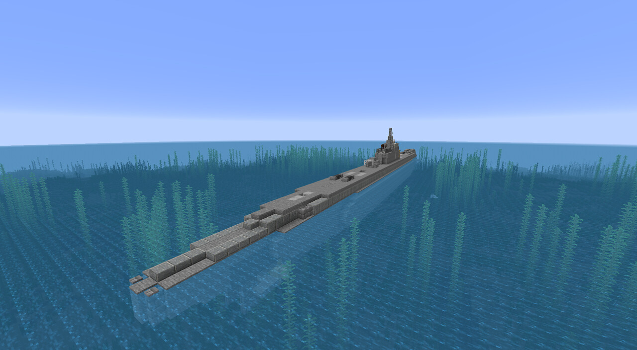 USS Whiteshark - fictional american WW2 submarine (1.14.4) Minecraft Map