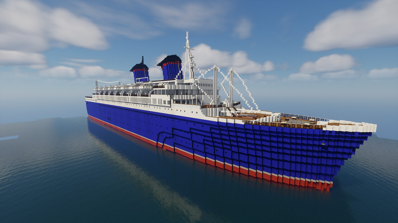 Ss America (remastered) June 1978 Minecraft Map