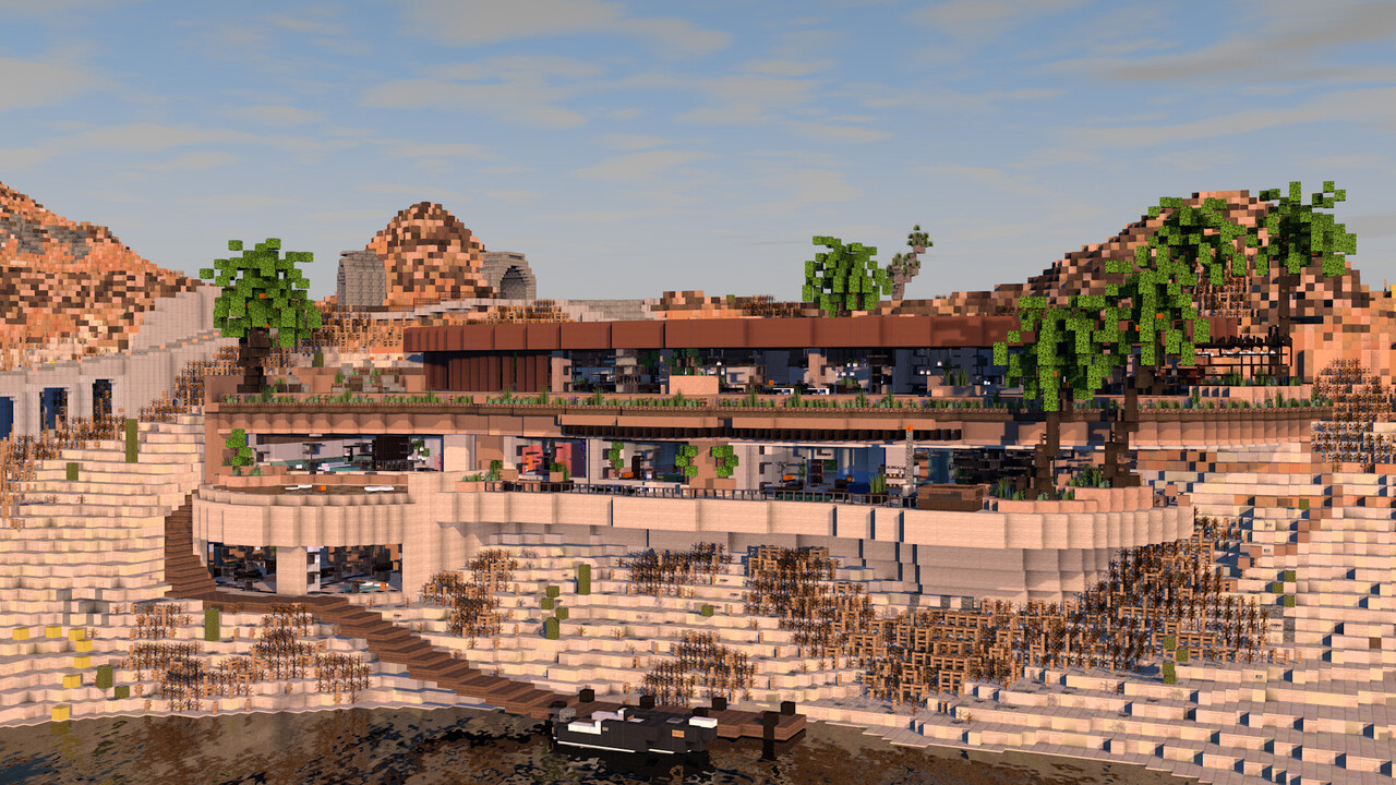 [Modern] Desert Mansion Minecraft Map