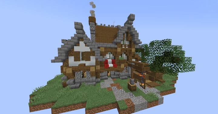 Large Medieval butcher Minecraft Map