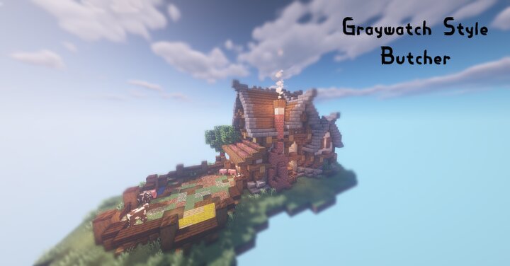 Large Medieval butcher Minecraft Map