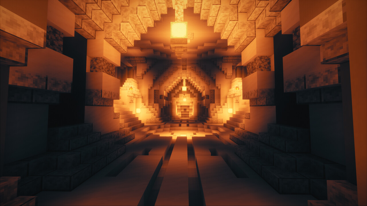 flying castle Minecraft Map