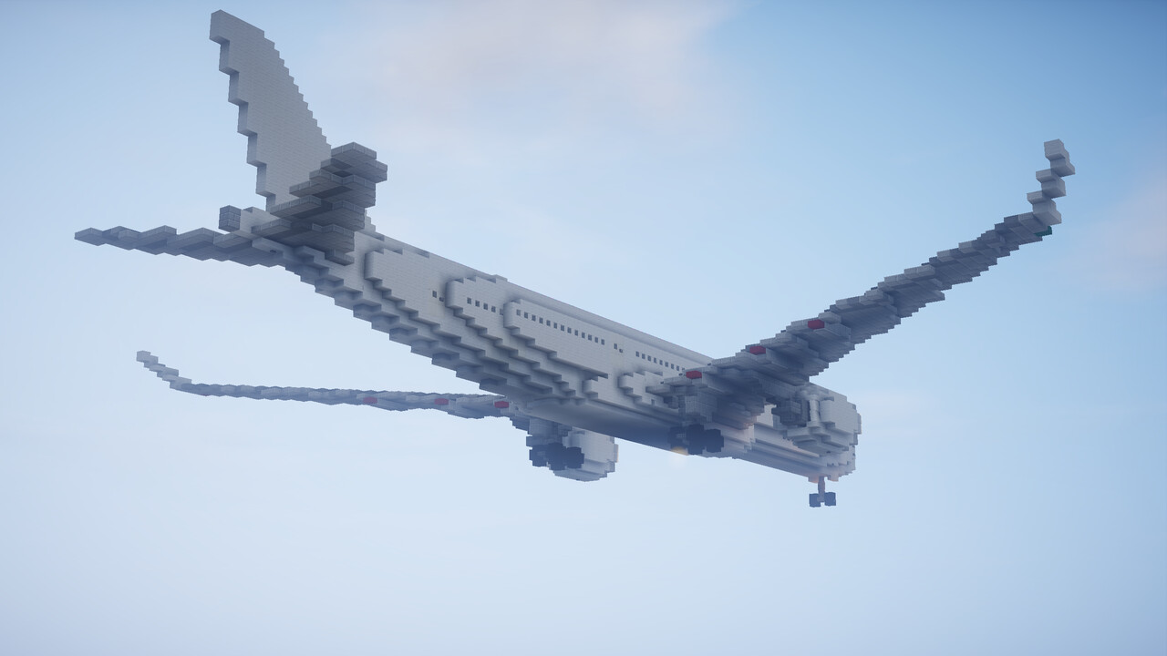 1,5:1 Airbus A350-900 + Liveries Minecraft Map