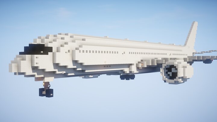 1,5:1 Airbus A350-900 + Liveries Minecraft Map