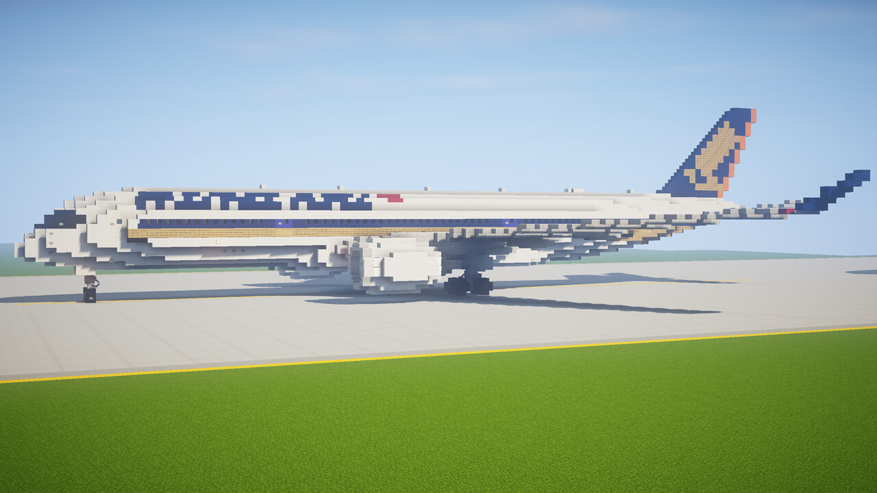 1,5:1 Airbus A350-900 + Liveries Minecraft Map