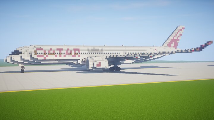 1,5:1 Airbus A350-900 + Liveries Minecraft Map