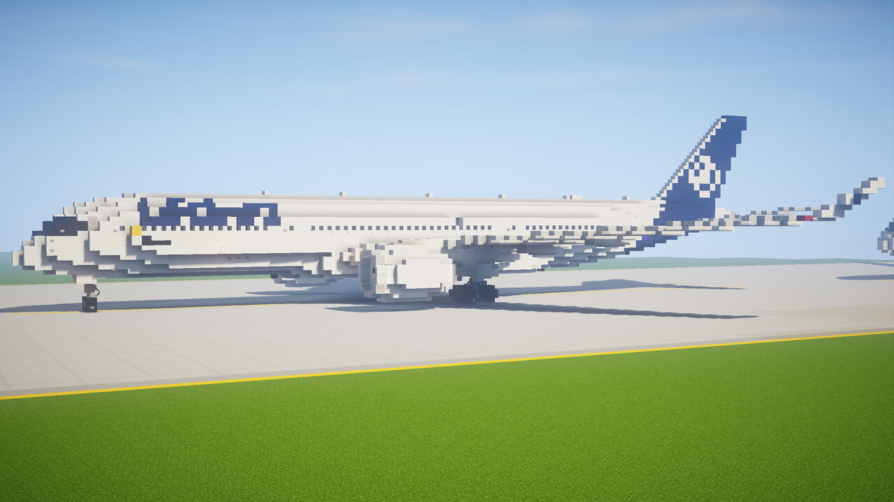 1,5:1 Airbus A350-900 + Liveries Minecraft Map