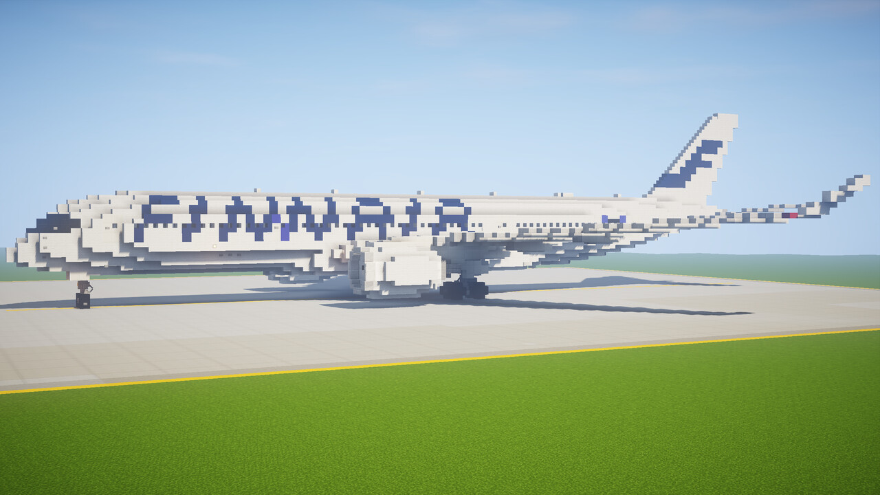 1,5:1 Airbus A350-900 + Liveries Minecraft Map