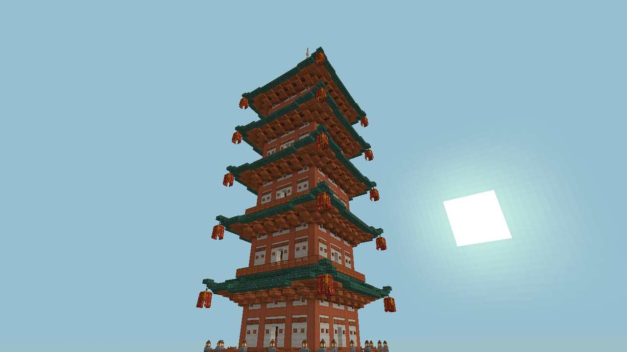 Japanese pagoda Minecraft Map