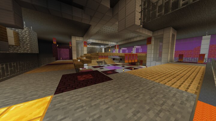 The center undermining (Road to the underground Illager city (Alpha)) Minecraft Map