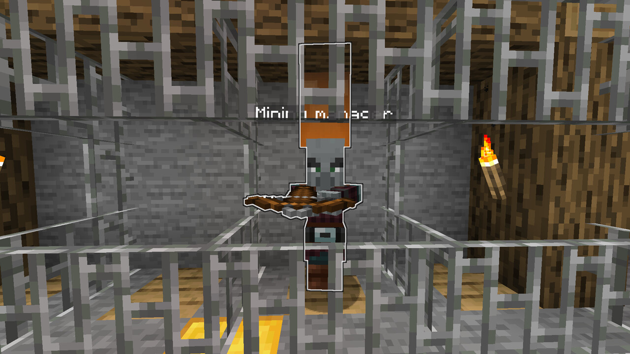 The center undermining (Road to the underground Illager city (Alpha)) Minecraft Map