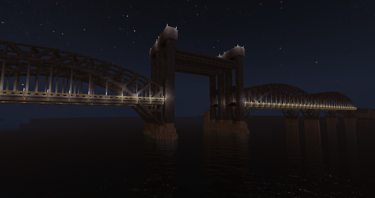 Arch railway bridge Minecraft Map