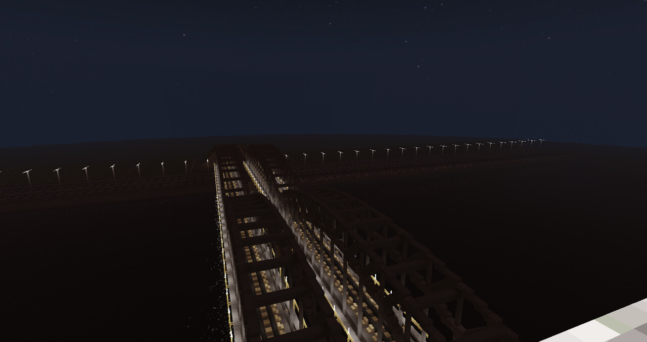 Arch railway bridge Minecraft Map