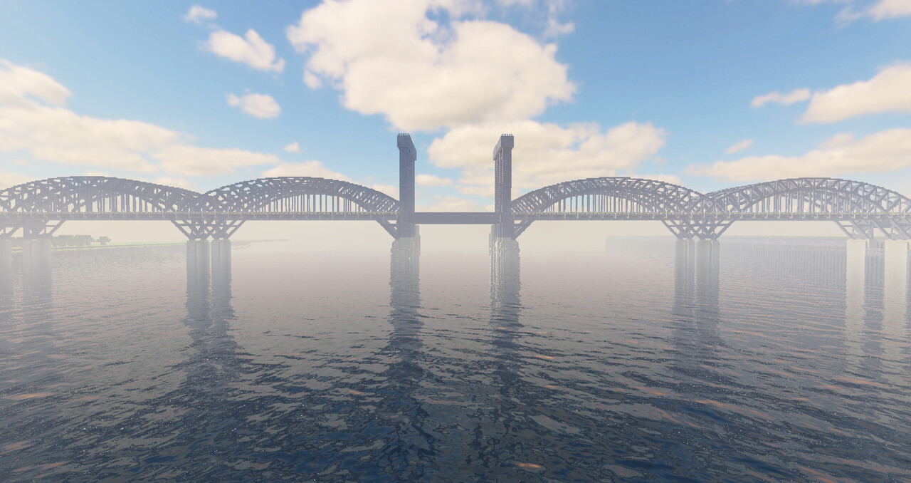 Arch railway bridge Minecraft Map