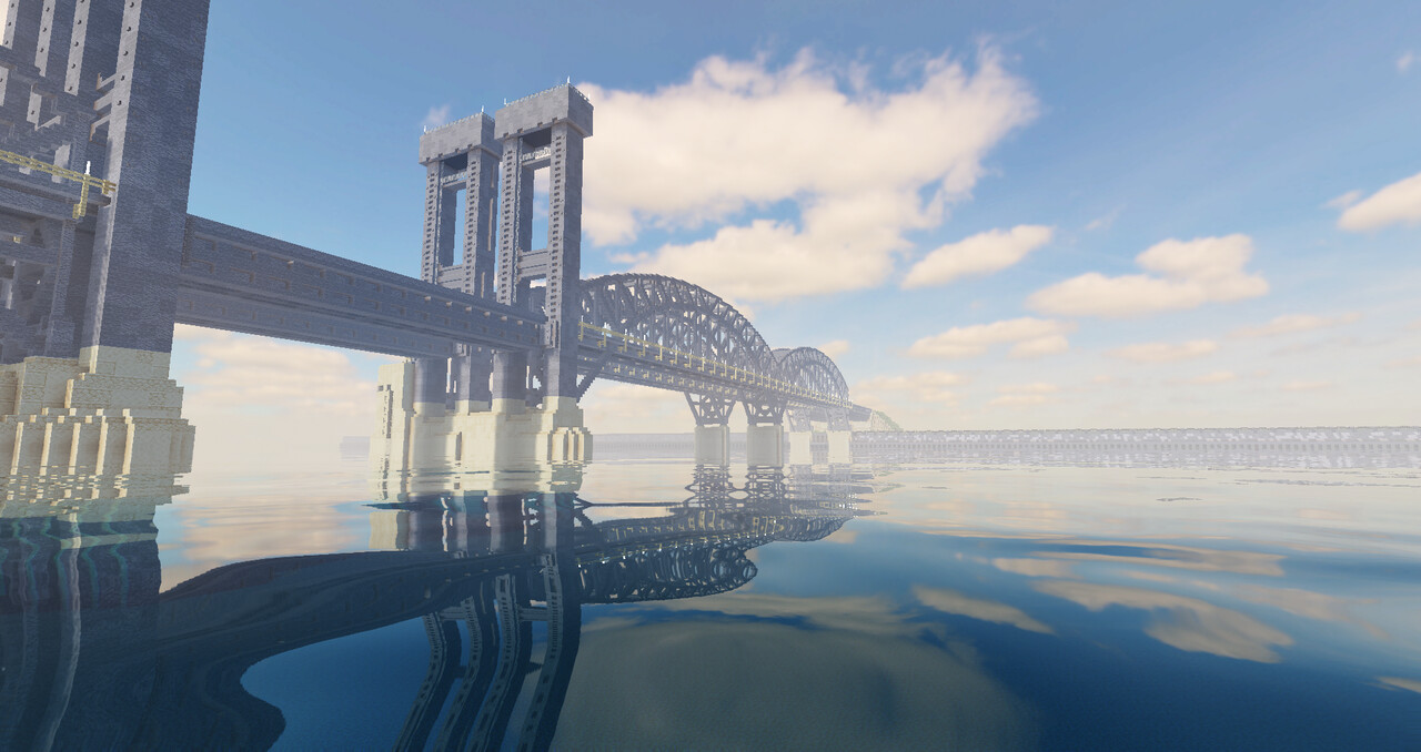 Arch railway bridge Minecraft Map