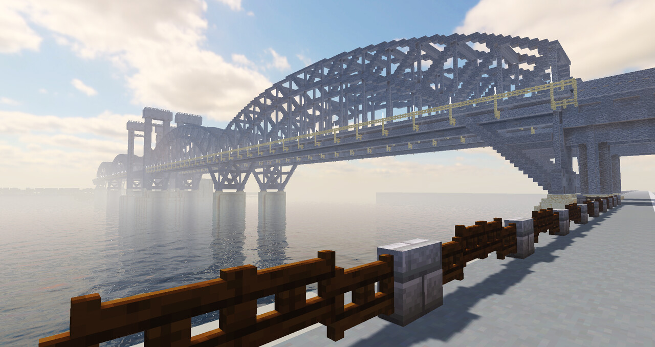 Arch railway bridge Minecraft Map