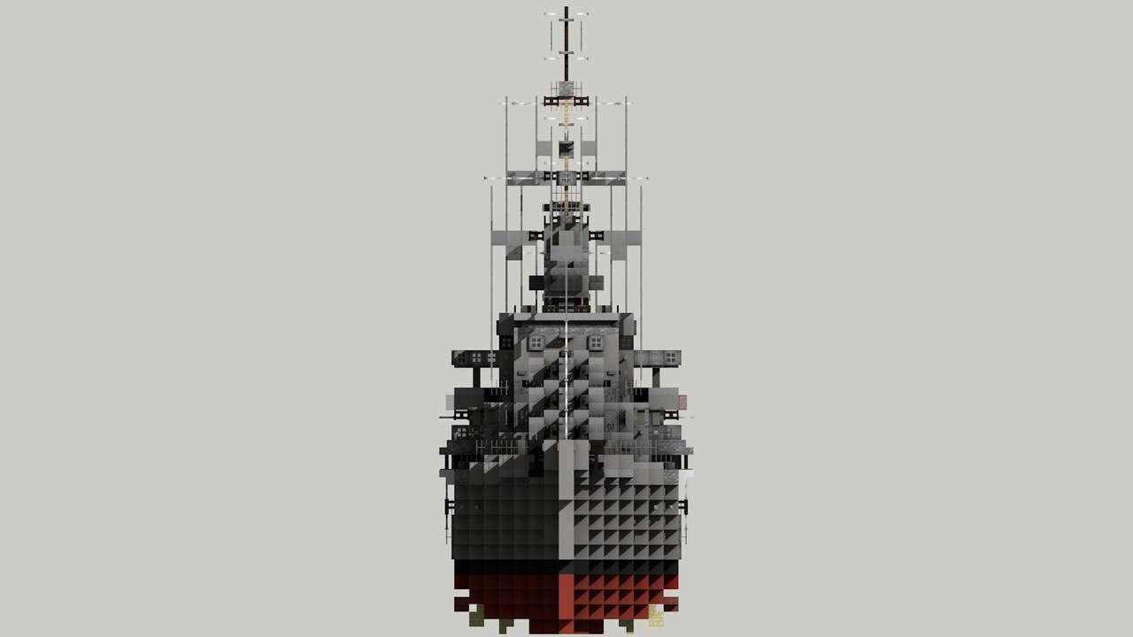 British Light Cruiser HMS Dido 1:1 Minecraft Map